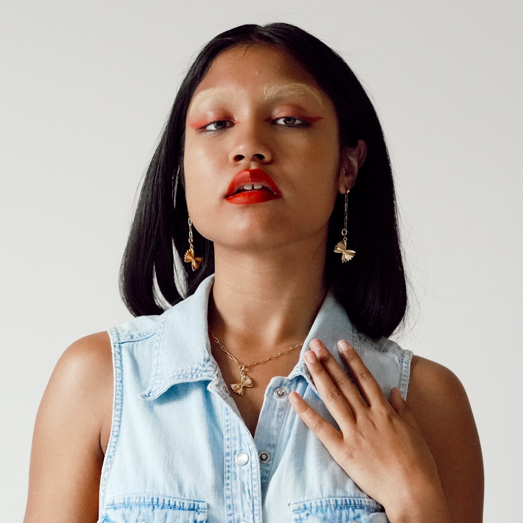 Gold Farfalle Pasta Charm – Bunx